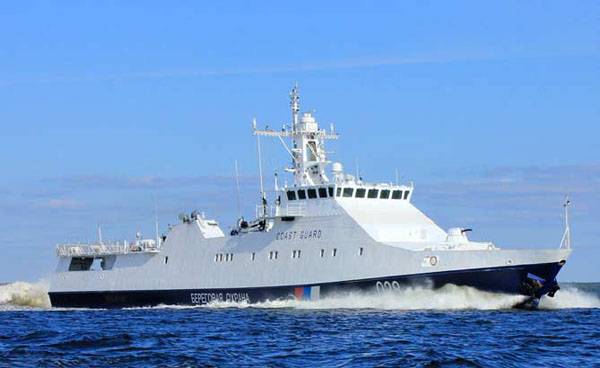 Launched border patrol ship "Devotee" of project 22460