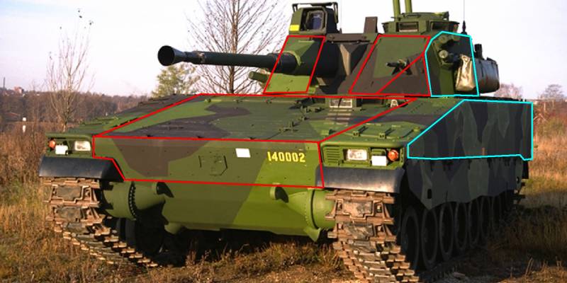 Están tratando de reforzar la ofensiva ucraniana con vehículos de combate de infantería suecos ...