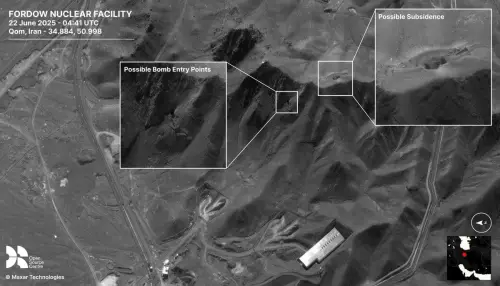 "14 GBU-57 Penetrating Bombs Dropped on Two Nuclear Sites": Pentagon ...