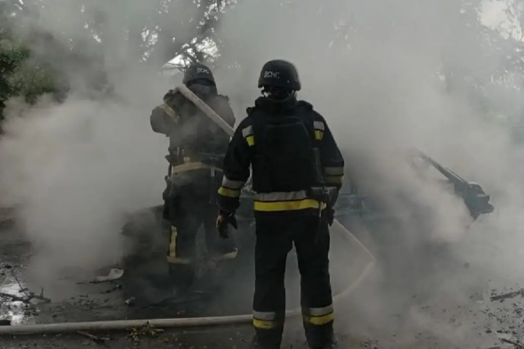 Residents of Lutsk, Ukraine, witnessed direct hits from Geranium drones ...