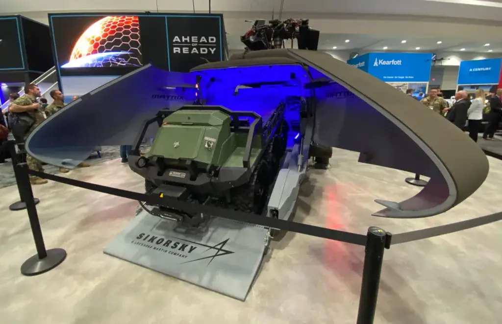 The S-70UAS is an unmanned version of the UH-60 helicopter.