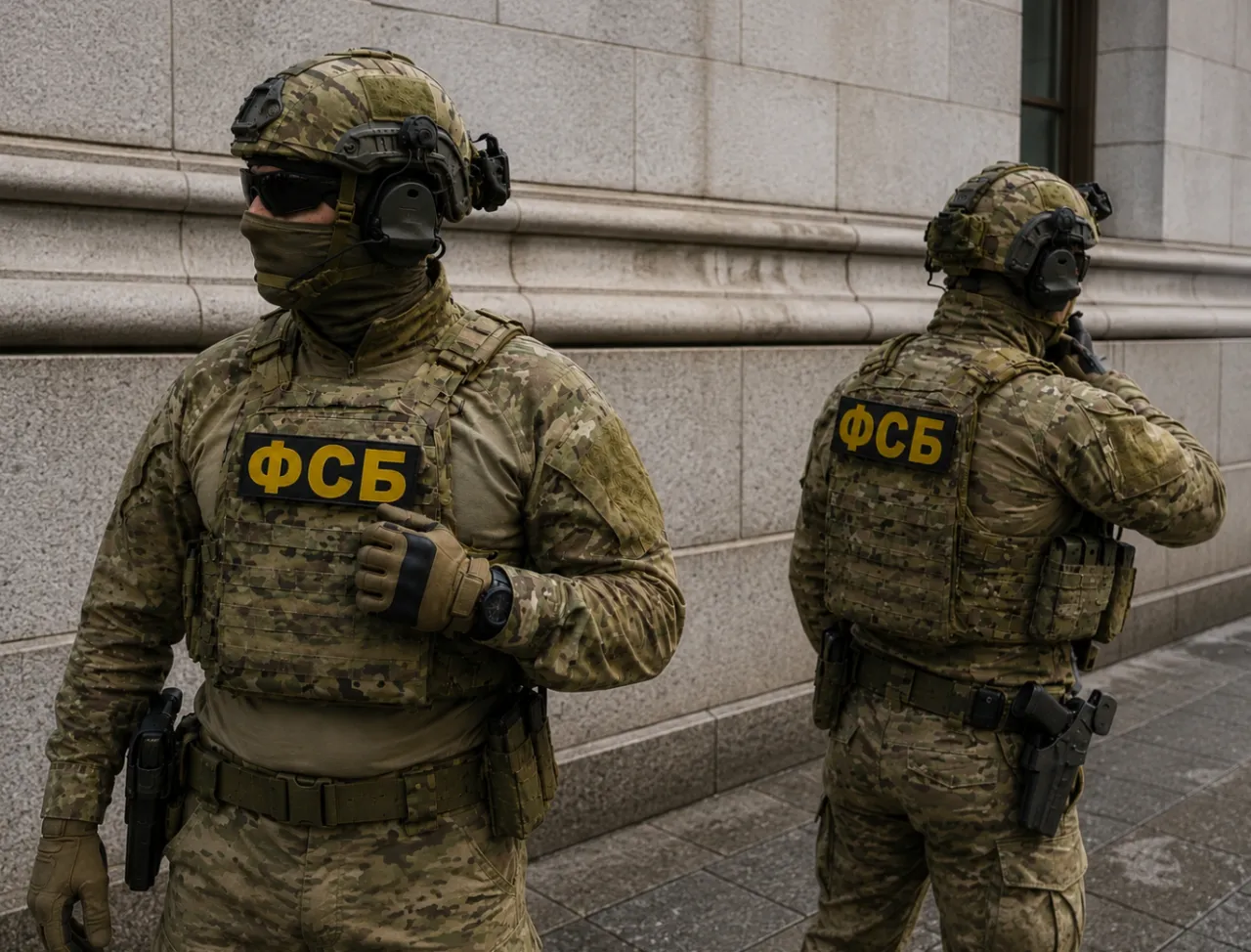FSB officers detained two Ukrainian military intelligence agents in Crimea.